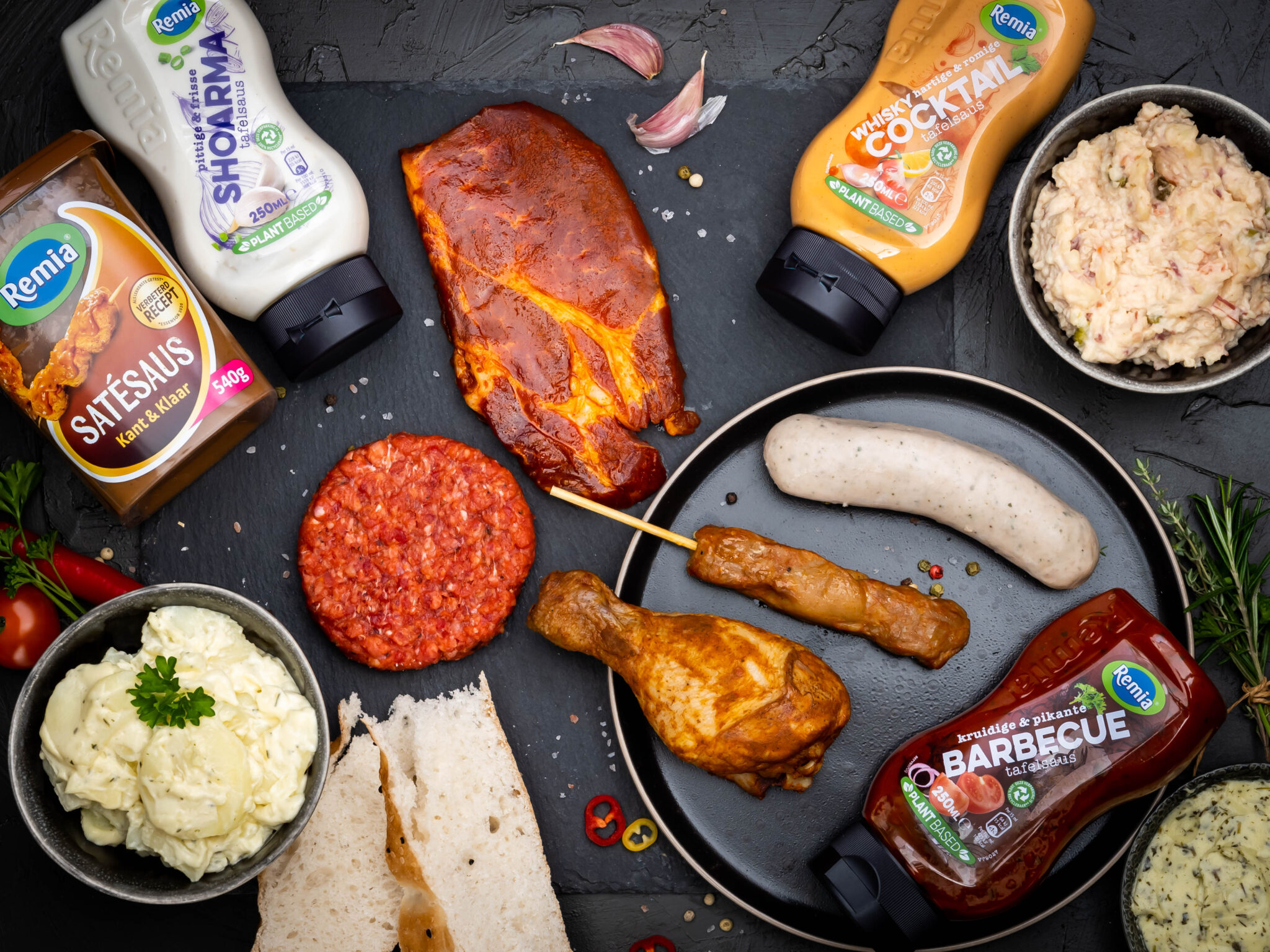 Barbecue pakket REMIA 8 personen - BBQ Holland